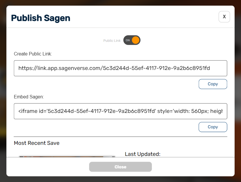 Publishing and Sharing Sagens – Sagenverse